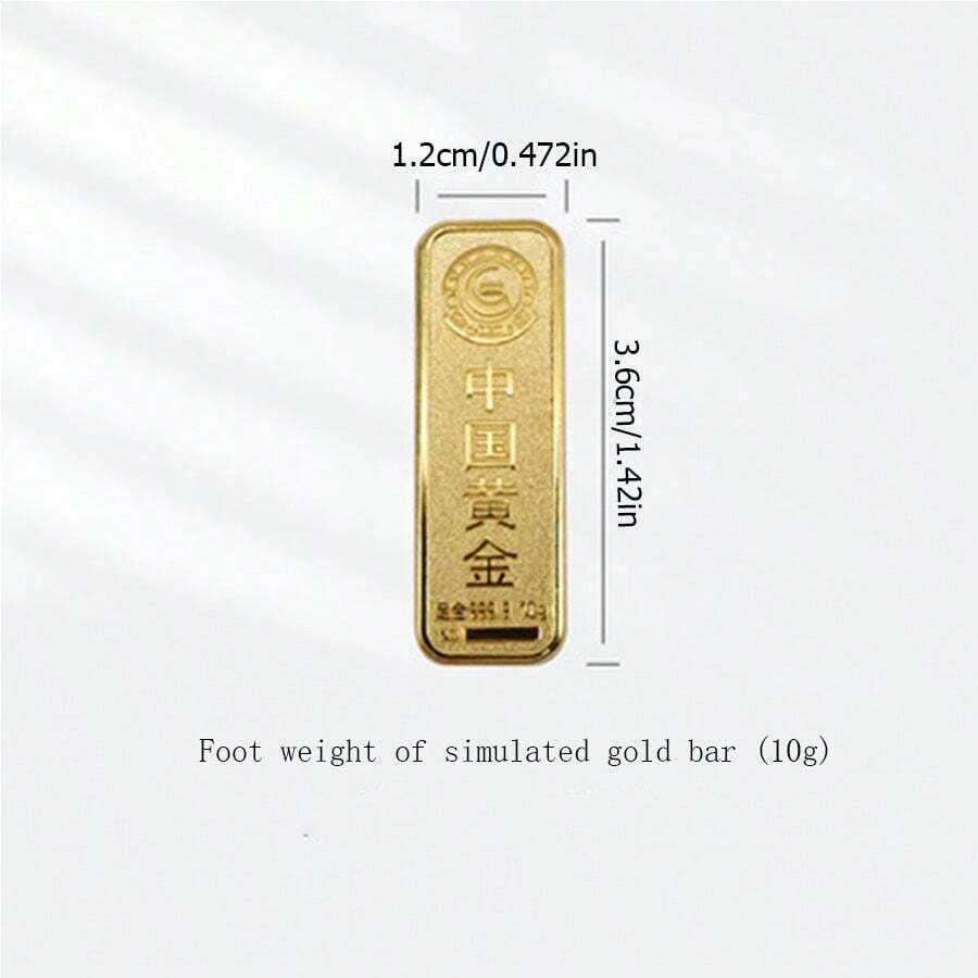 2025 Nieuwe Realistisch Uitziende Goudstaaf, Chinese Goud Zuivere ...