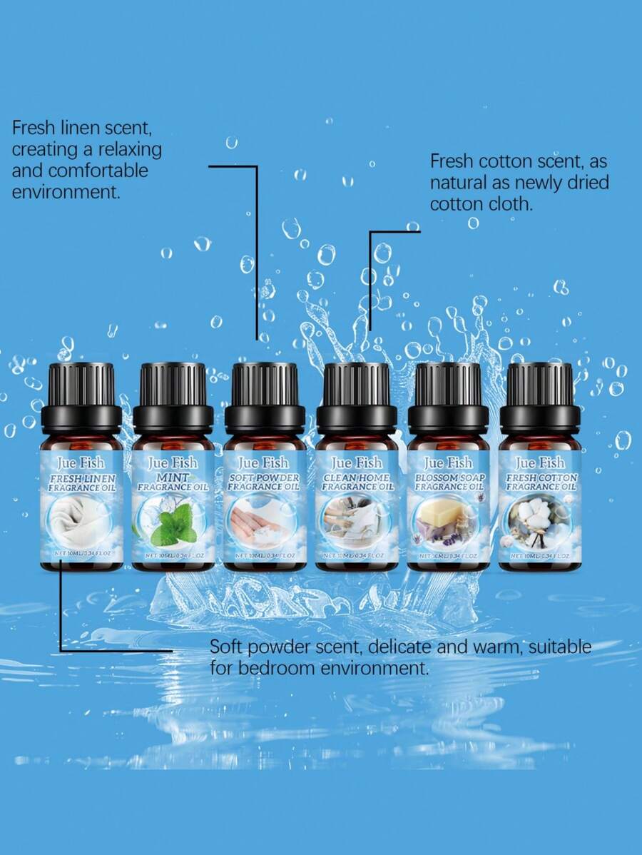 Natural Aroma Essential Oil Set, Refreshing Diffuser Oil Long-Lasting ...