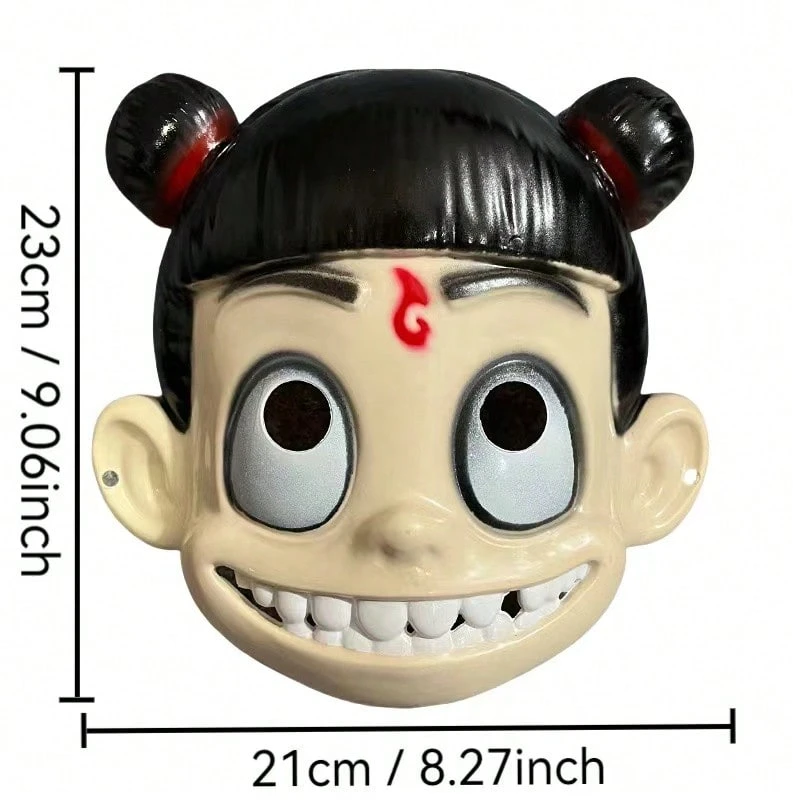 Holiday Nezha From Nezha: The Devil Child Nezha Face Mask Real Person ...