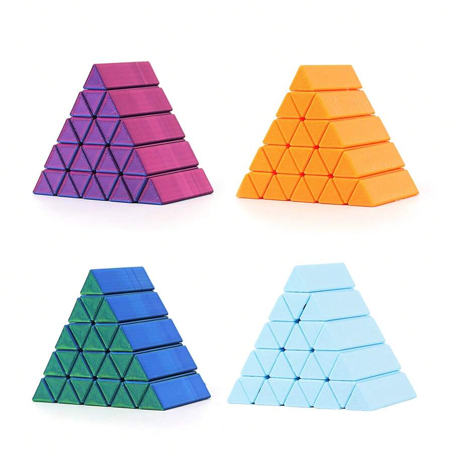 3D Printed Decompression Cube, Sensory Fidget Toy, Cubic Rectangular ...