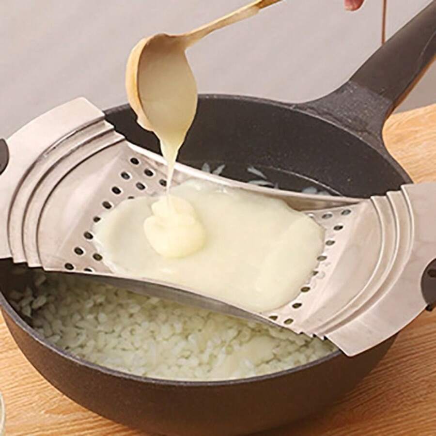 Stainless Steel Spaetzle Maker Lid With Scraper Traditional German Egg ...