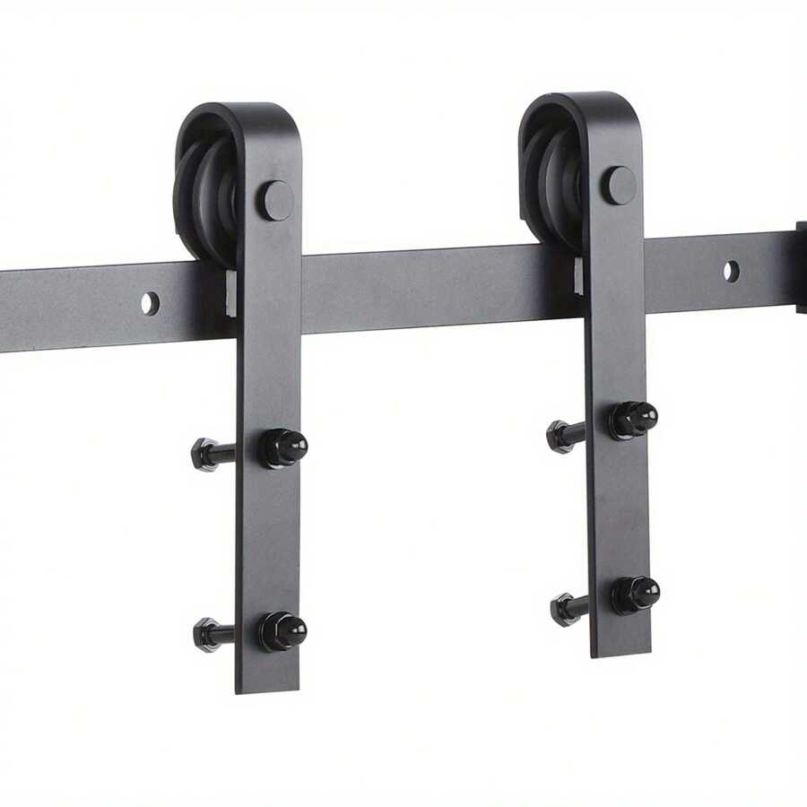 Youyijia Sliding Barn 5FT Barn Door Sliding Kit Steel Slide Sliding ...