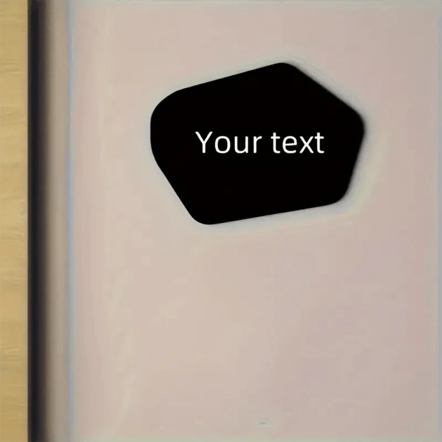 Customizable 2D Irregular Room Number Sign, Personalized Alphanumeric ...