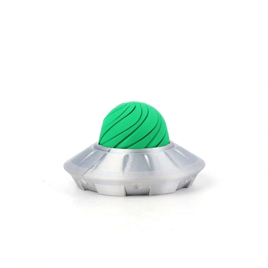 3D Printed Alien Spaceship Vortex Toy Spiral Cone, Two Different ...