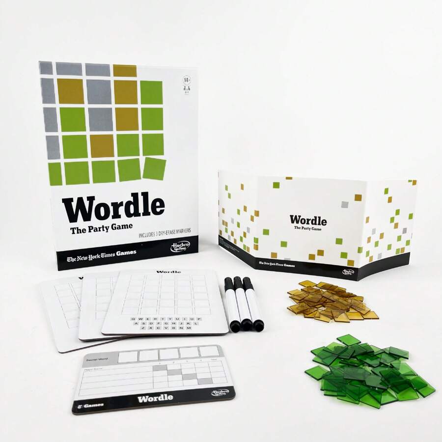 Wordle The Party Game For 2-4 Players Wordle Board Game Inspired By New ...