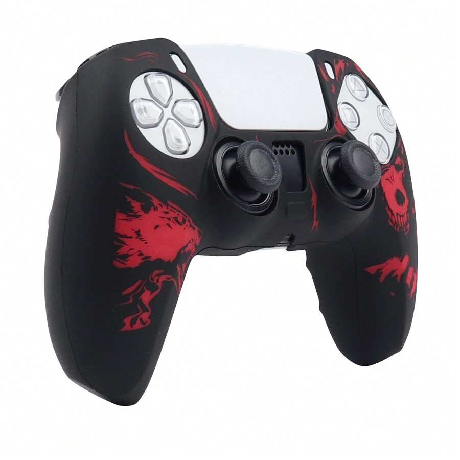 RALAN RALAN Wolf Design Controller Skin With 4 Thumb Grips Compatible ...