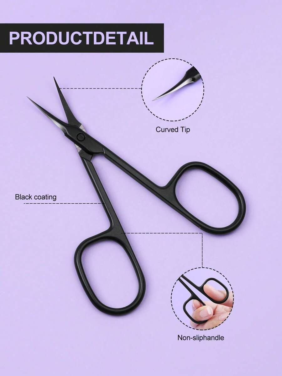 2nd Generation Russian-Style Cuticle Scissors, Ultra-Thin Hooked Curved ...