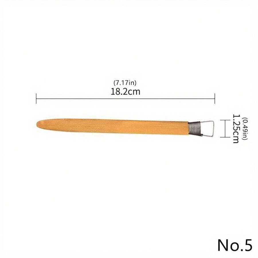 Premium Pottery & Ceramic Sculpting Tool - Wide Sawtooth Clay Scraper ...