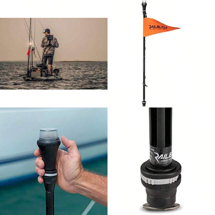 RAILBLAZA Visibility Light Kit With Flag Compatible With MiniPort Track ...