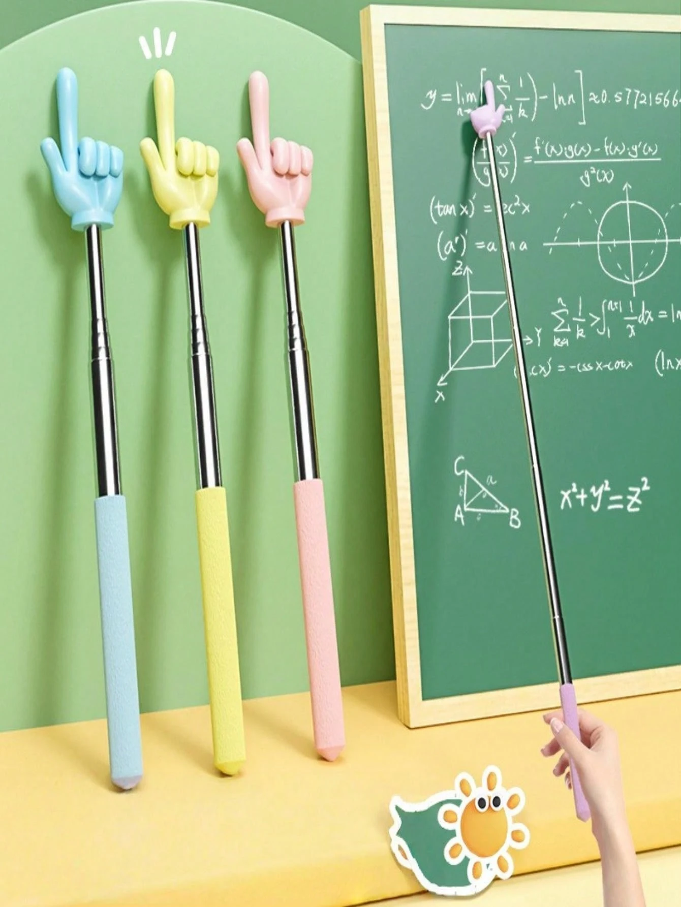 1 Classroom Children's Extendable Teacher Pointer Reading, Dumero ...