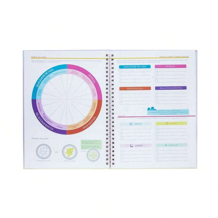 Permanent Hard Cover Planner 177x240mm - DREAMS - 88FLS BRW | Mode en ...