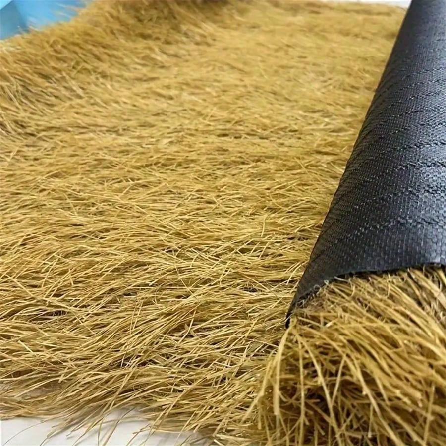 Synthetic Thatched Roof Roll Material, Plastic Composite Grass, For Use ...