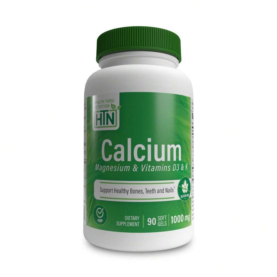 Health Thru Nutrition Calcium 1000mg And Magnesium 400mg With Vitamin ...