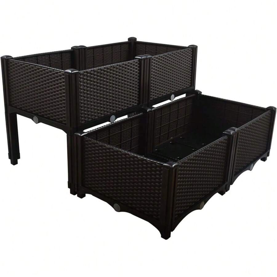 Raised Garden Bed Kit, Elevated Planter Boxes For Outdoor, Flower ...