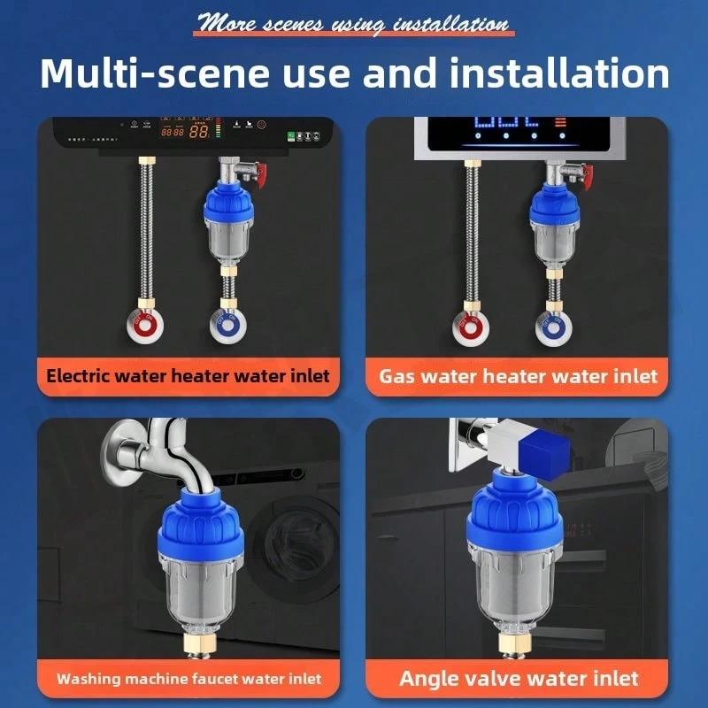 Household Electric Water Heater Pre-Filter, Tap Water Purifier, Washing ...