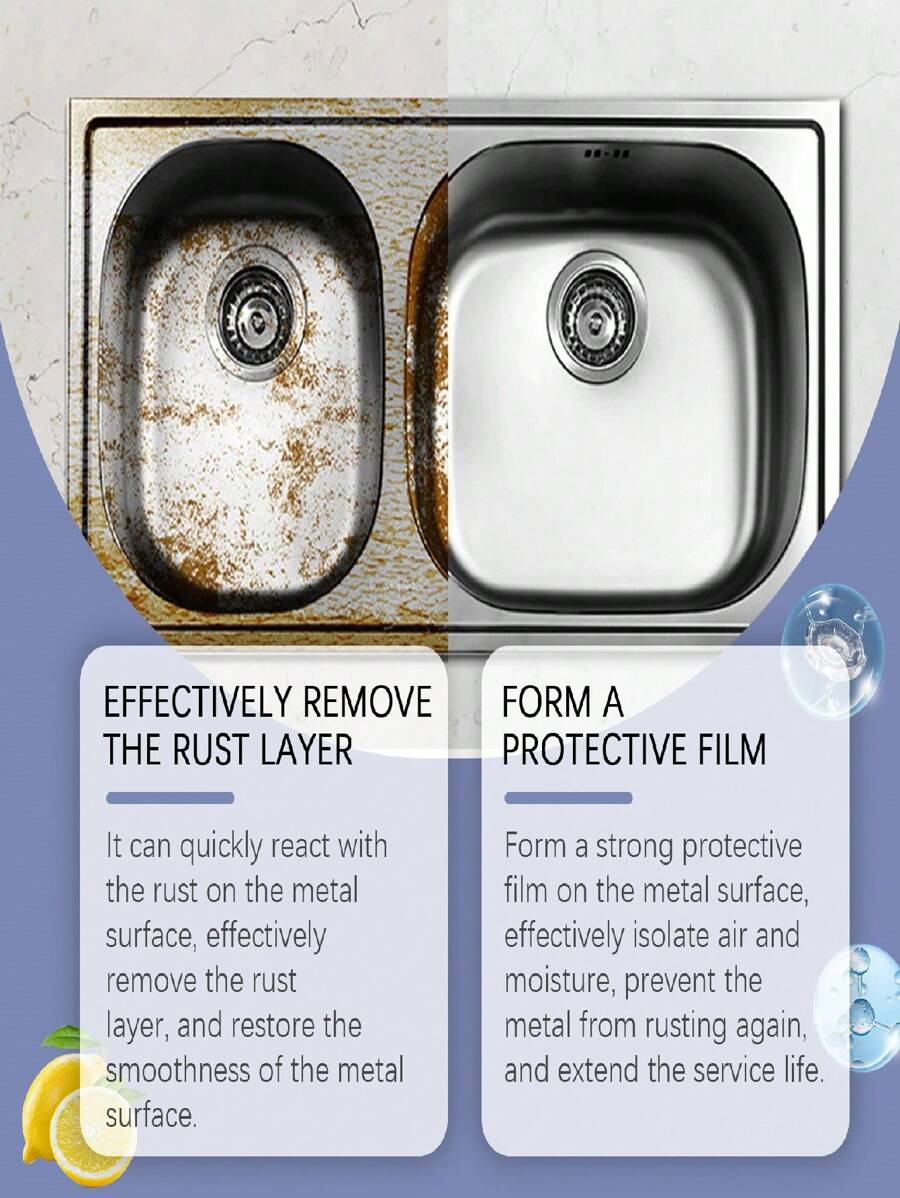 Steel Rust Remover: Stainless Steel Rust Cleaner Dishwasher Kitchen ...