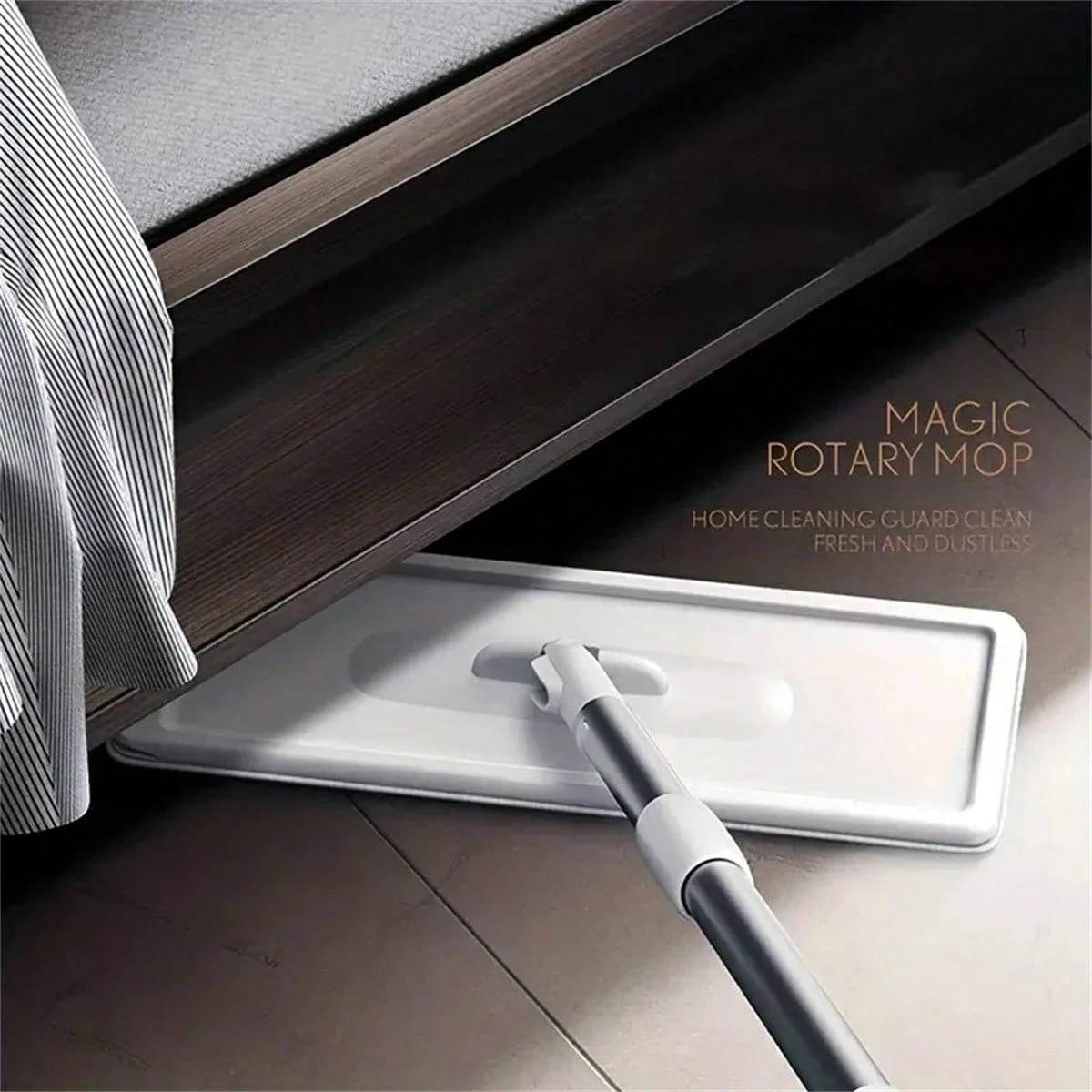 Conjunto de Mop e Balde com Espremedor, Mop Plano com as Mãos Livres e ...