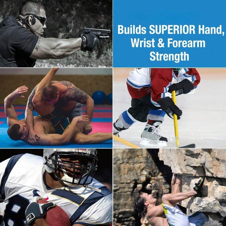 Exerciser, Finger Exerciser (Hand Grip Strengthener), Spring-Loaded ...