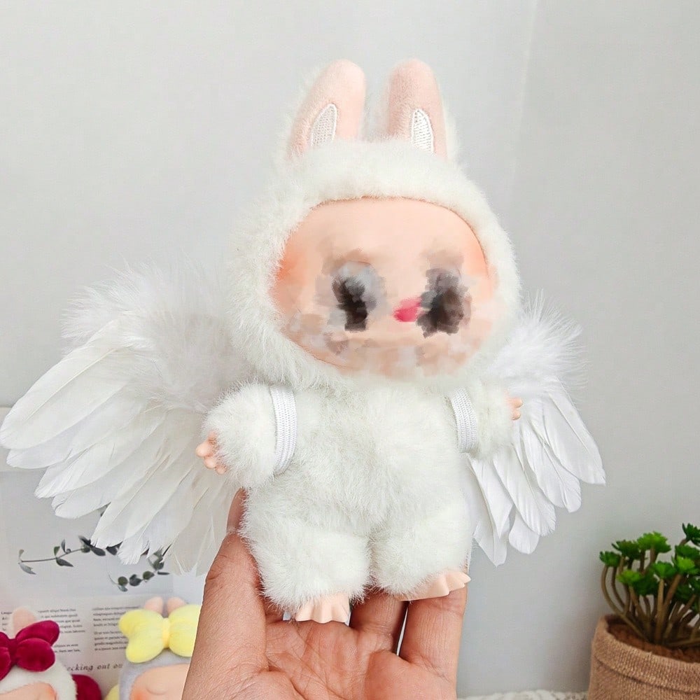 Labubu Heart-Catching Macaron Resin Figurine Blind Box Party ...