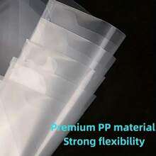 20 Packs, Plastic Envelope, Transparent Reusable Poly Envelope ...