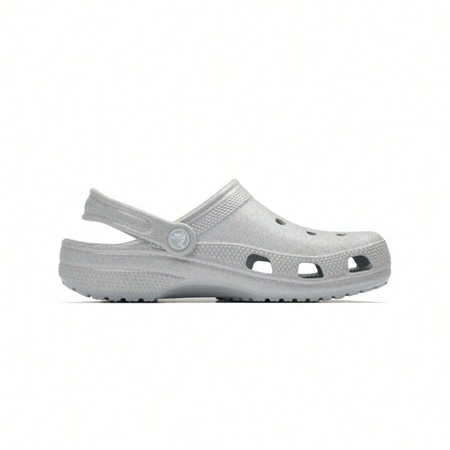 Crocs Womens Classic Glitter Clog Comfortable Shoes W US 205942-0IC ...