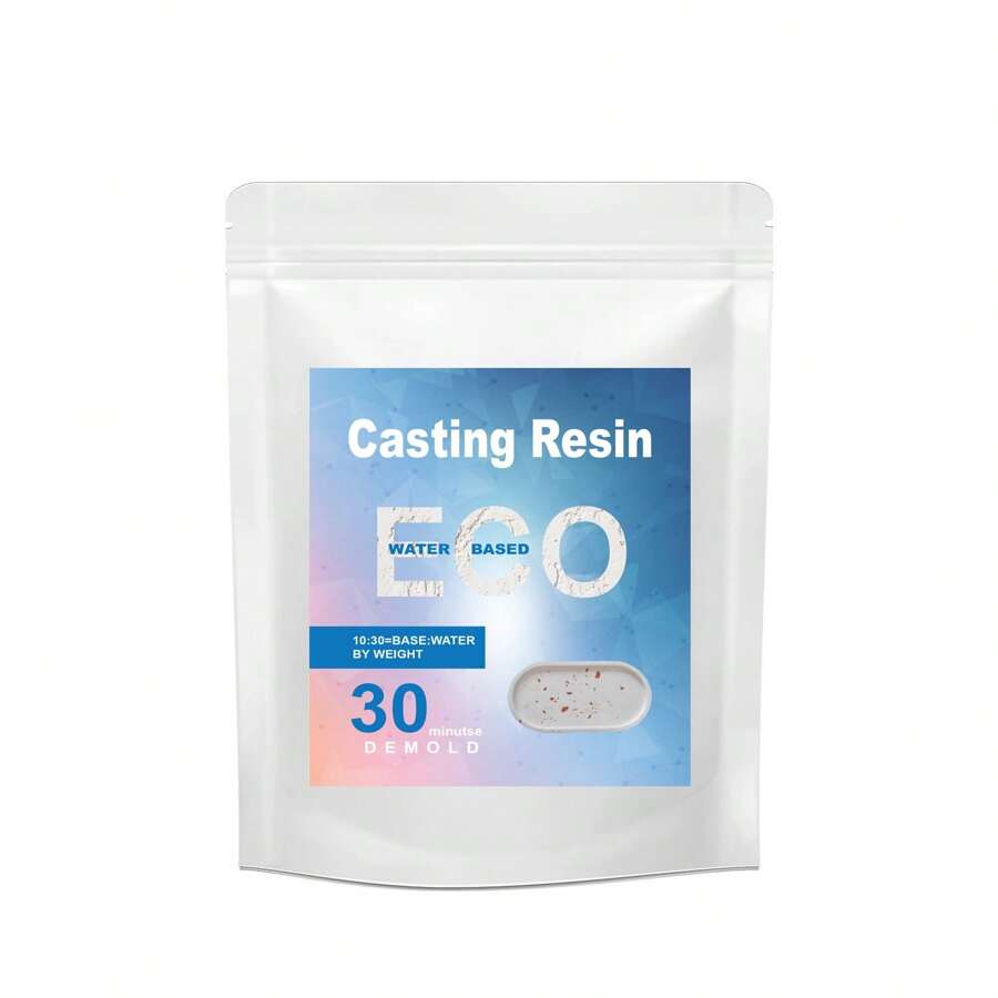 500g Resin Casting Powders Kit With Coaster Mold Pigment Water ...