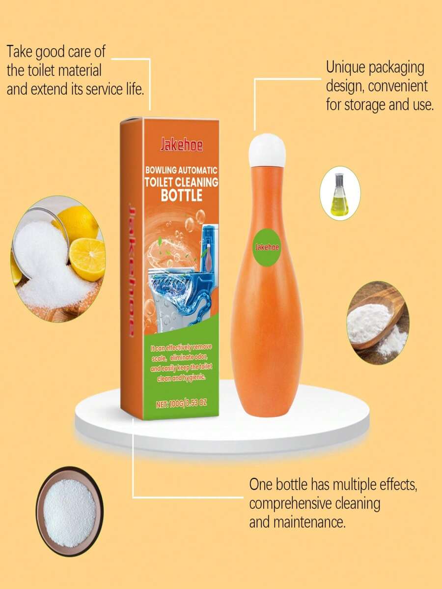 100g Bouteille de nettoyant automatique pour toilettes en forme de ...