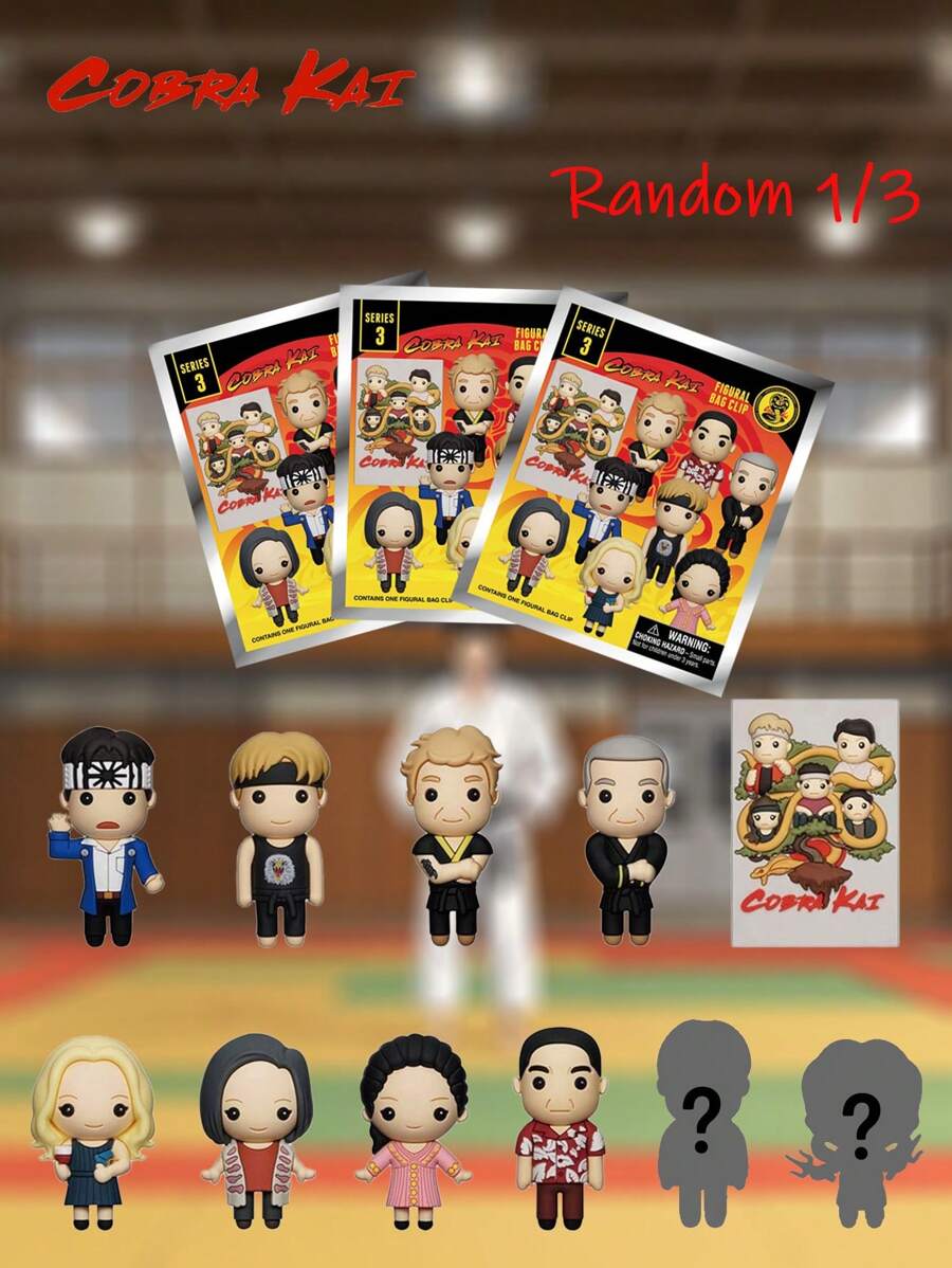 Netflix Blind Box Series 3 Mystery Bulk Bag Clip Random 1/3 3D Anime ...