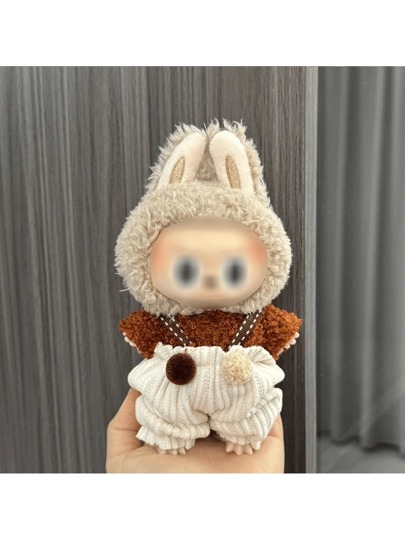 2nd Generation LABUBU Plush Doll Outfit Set (Clothes Only) 17cm ...