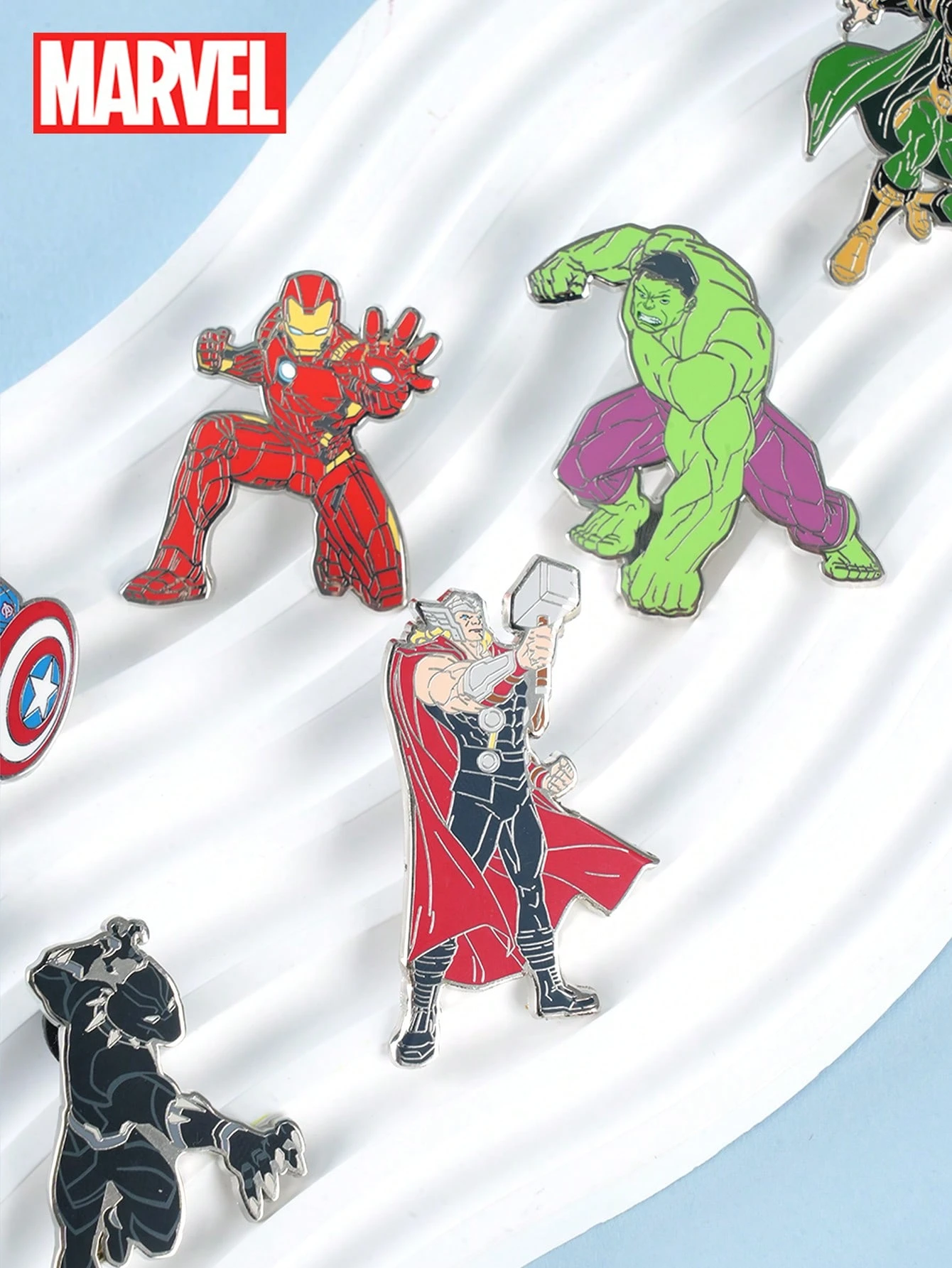Marvel 1 PIEZA Pines de metal con licencia oficial de Marvel Avengers ...