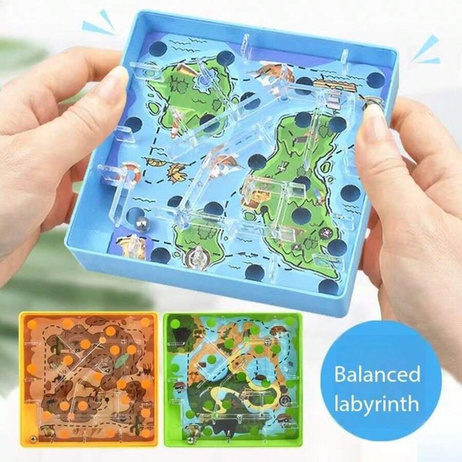 1pc Travel Pocket Balancing Maze Game Toy, Stress Relief, Ideal For ...