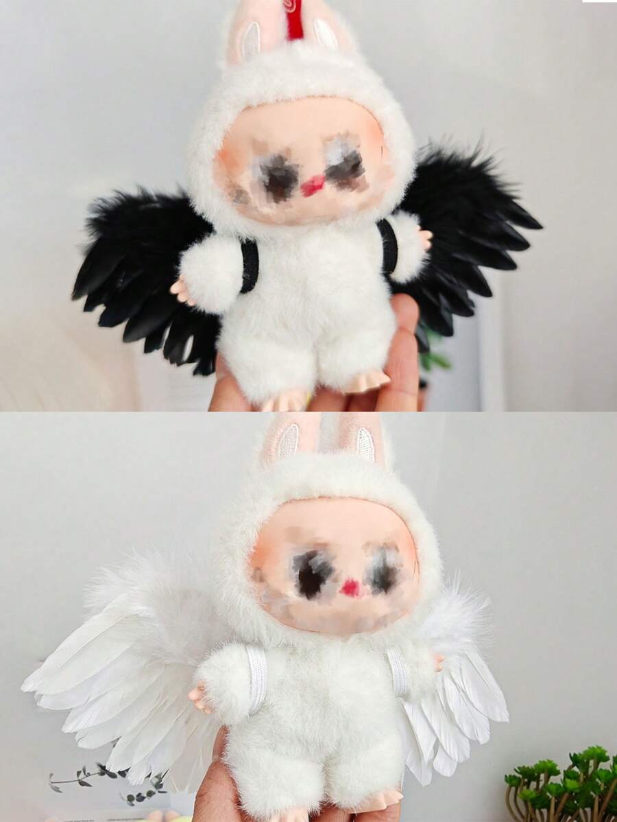 Labubu Heart-Catching Macaron Resin Figurine Blind Box Party ...