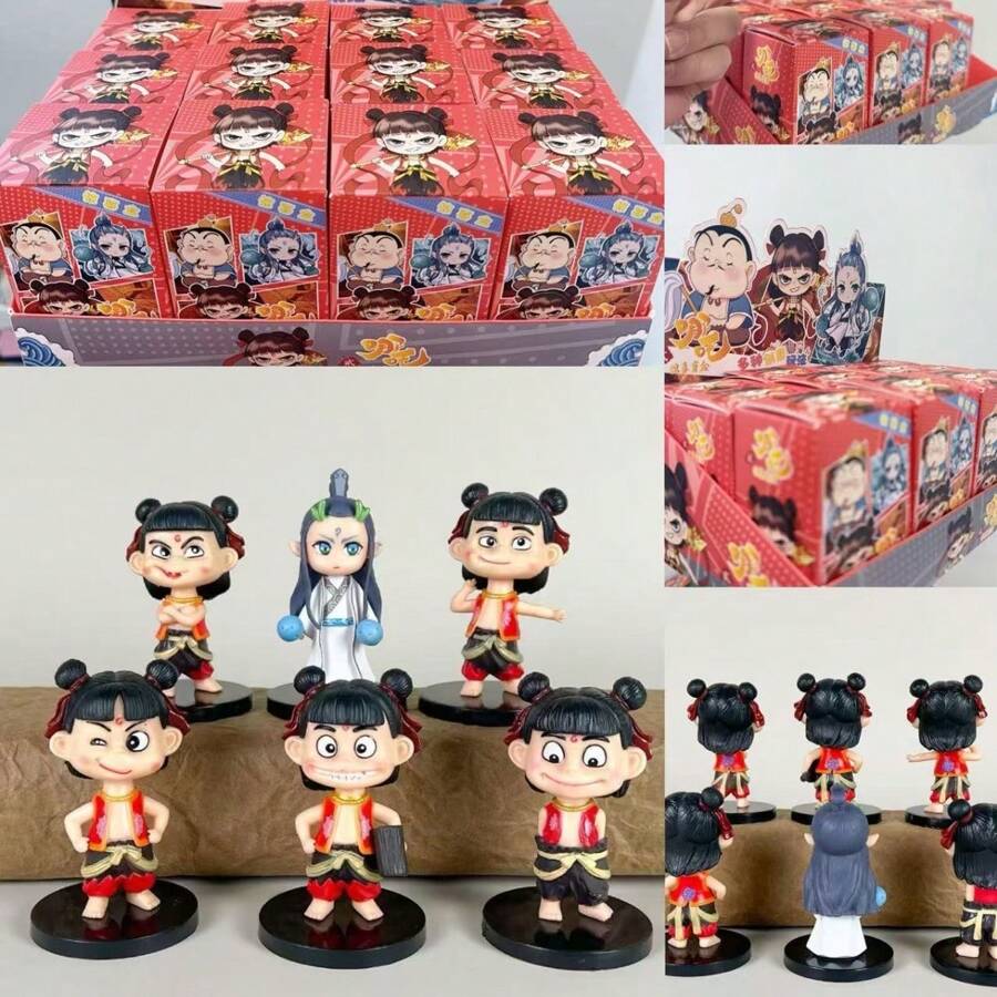 1pc 2025 New Nezha Series Blind Box Cartoon Animation Nezha Model ...