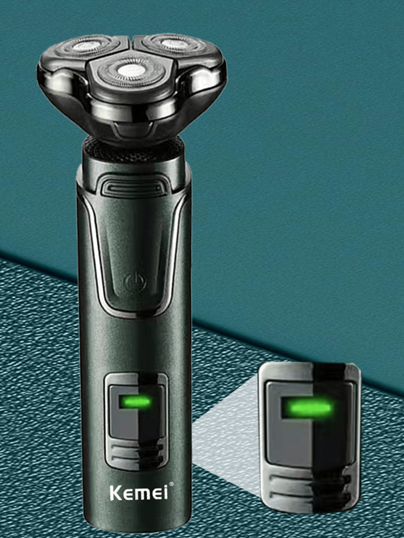 Afeitadora eléctrica para todo el Body Kemei KM-2808 - Impermeable IPX7, cabezal flotante ...