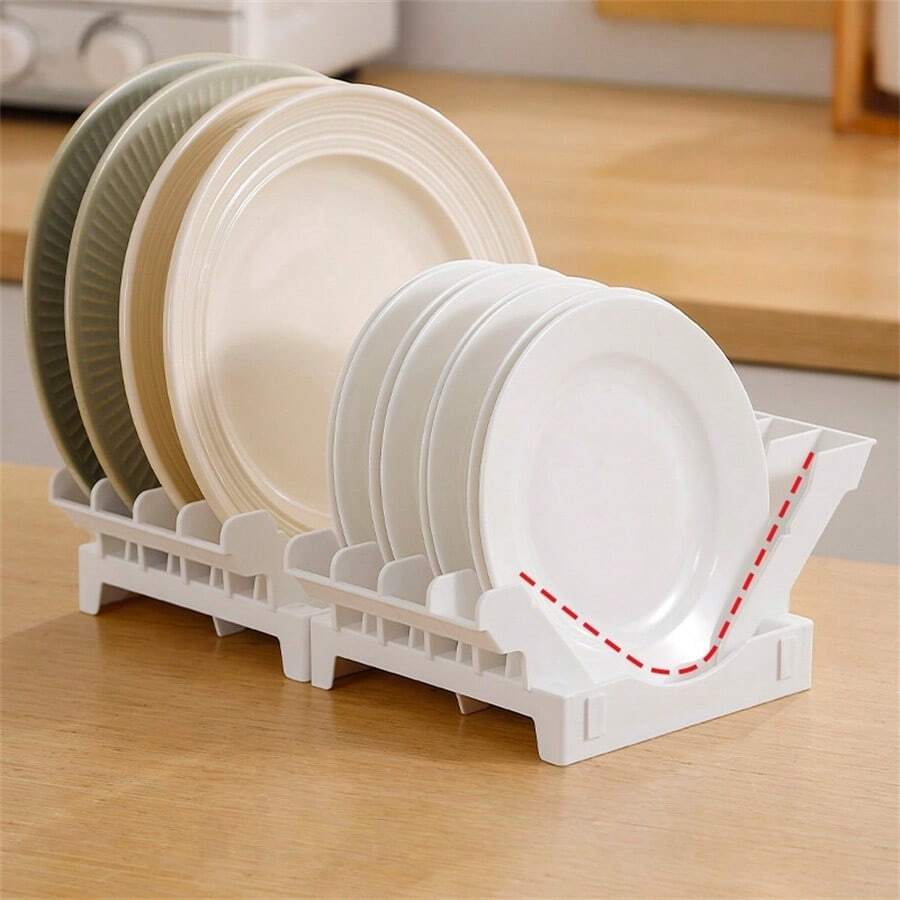 Kitchen Bowl & Dish Storage Rack, Countertop Drainer & Organizer ...