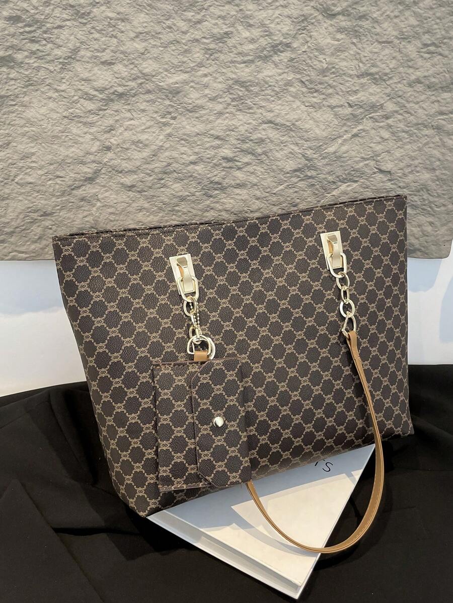 Tote Bag 2025 New Large Capacity College Student Commuting Shoulder Bag ...