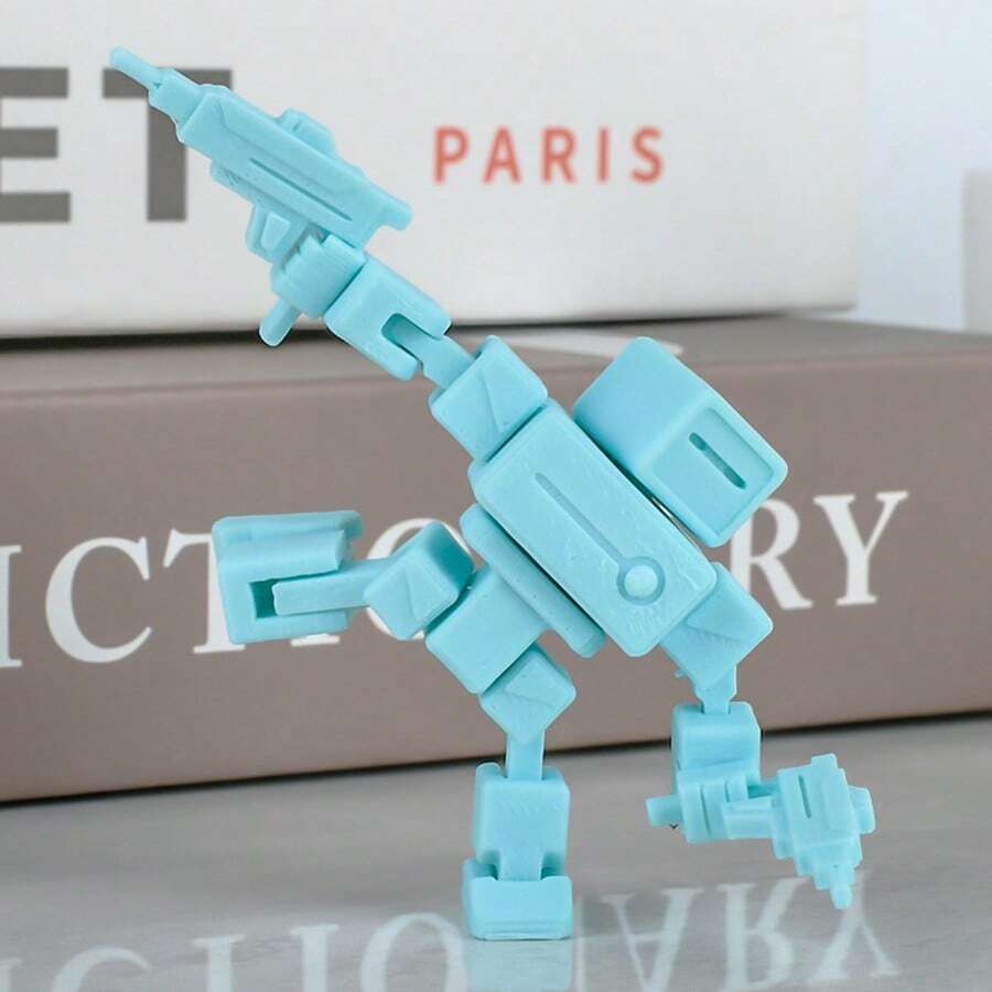 3D Printed Robot Models, 3D Printed Figurines, Multi Joint Movable 3D ...