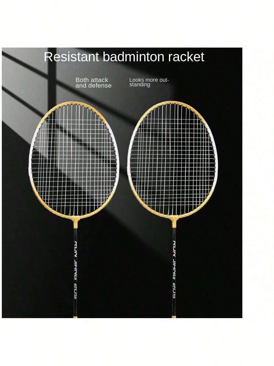 2pcs Alloy Iron Badminton Racket Adult Training Set Split Style ...