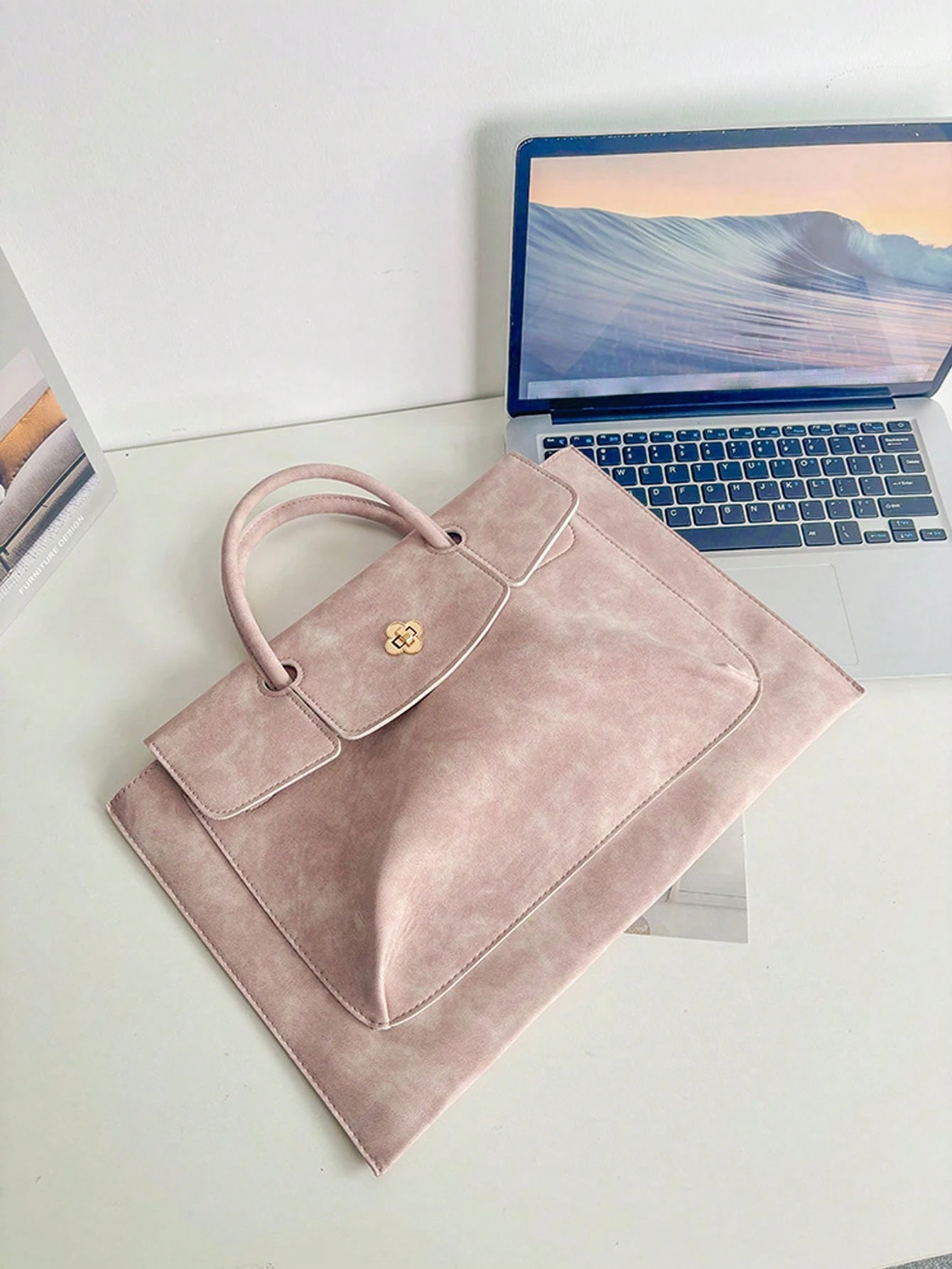 Bolso para laptop para mujeres 2025 Nuevo, para 14 pulgadas y 16 pulgadas, bolso de oficina ...