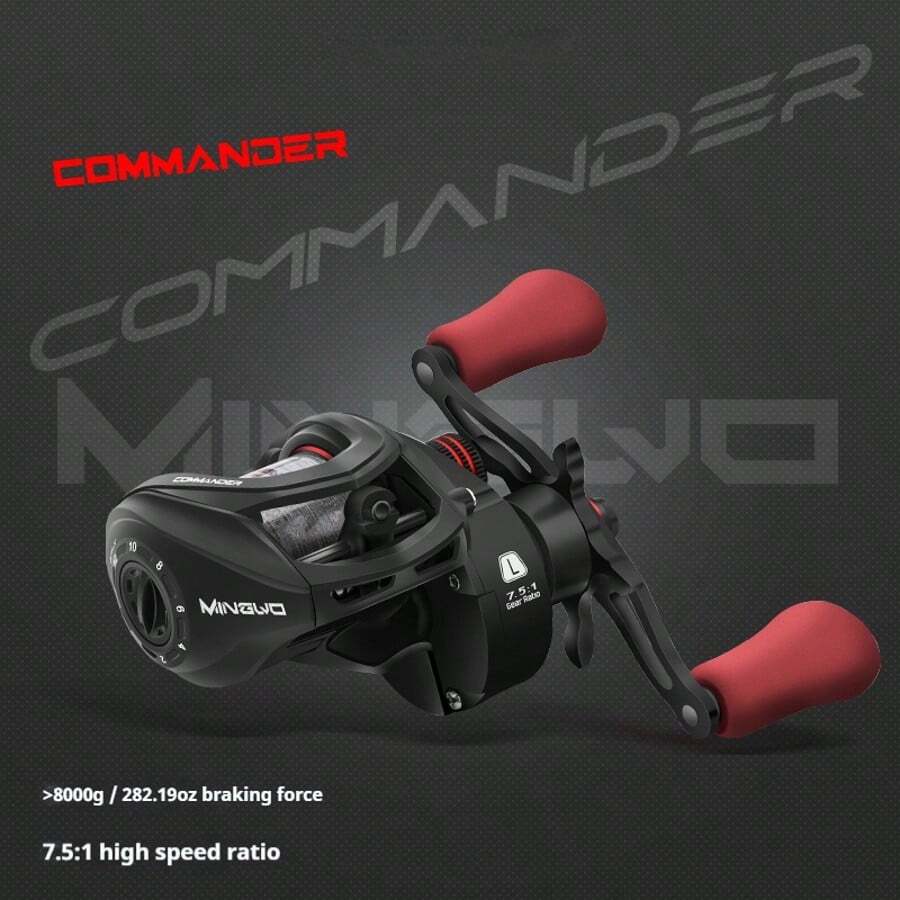 NamVo Commander Water Drop Baitcast Reel, Versatile Long Distance ...