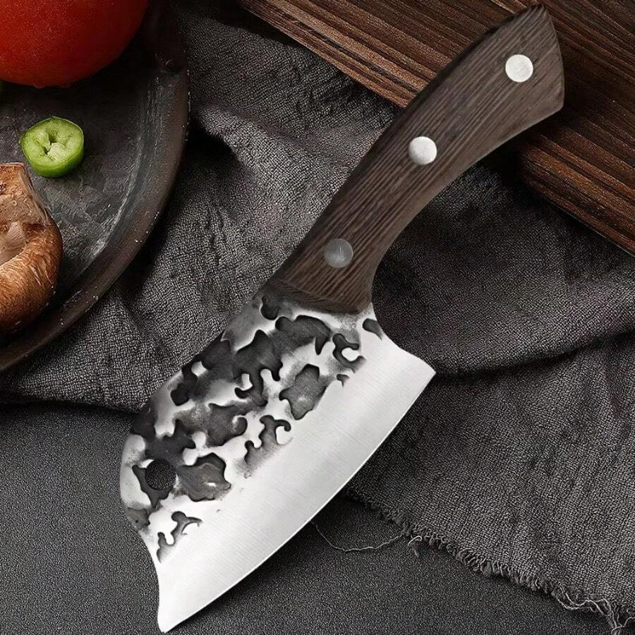 WXCOO Handmade Forged Kitchen Knife Stainless Steel Hammered Chutting ...
