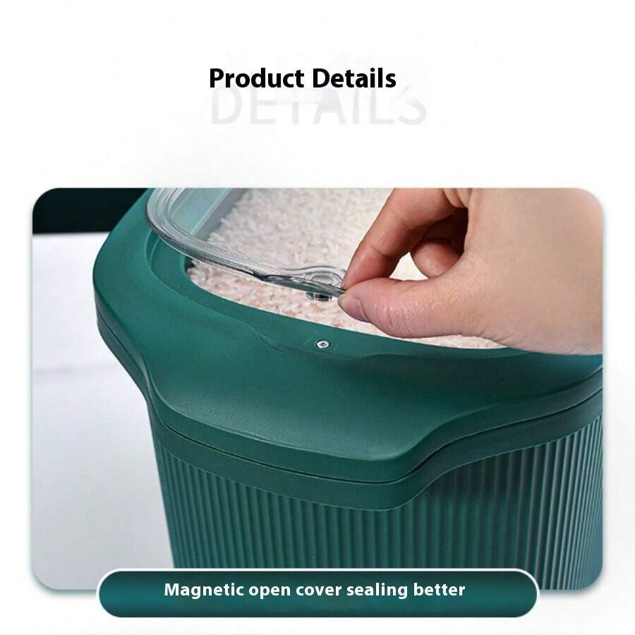 Tonneau de riz de luxe. Contenants de stockage hermétiques et ...