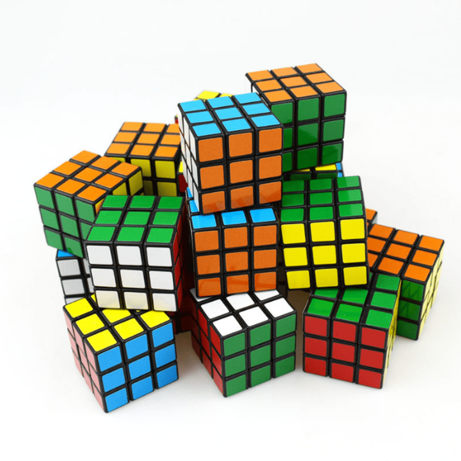 6pcs 3CM 3x3x3 Smooth Speed Puzzle Cube Toys For Beginners, Educational ...