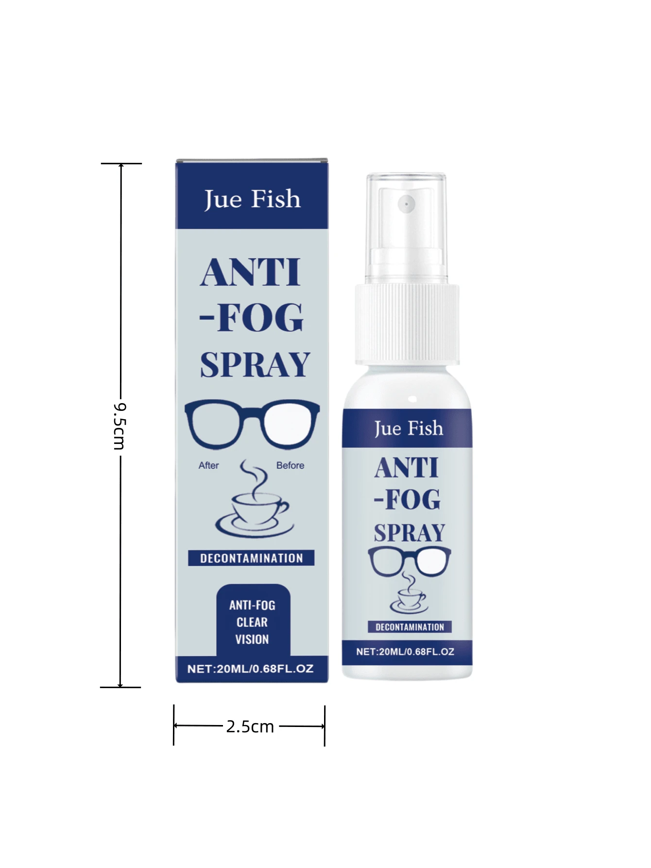 Anti-Fog Spray, Eyeglasses Cleaning Solution To Prevent Fogging, Clear ...