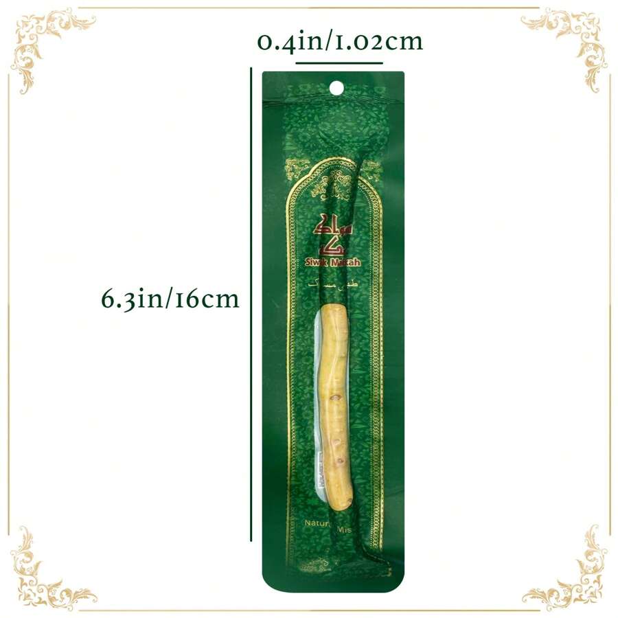Miswak Sticks Toothbrush - Vacuum Sealed Natural Flavor From Original ...