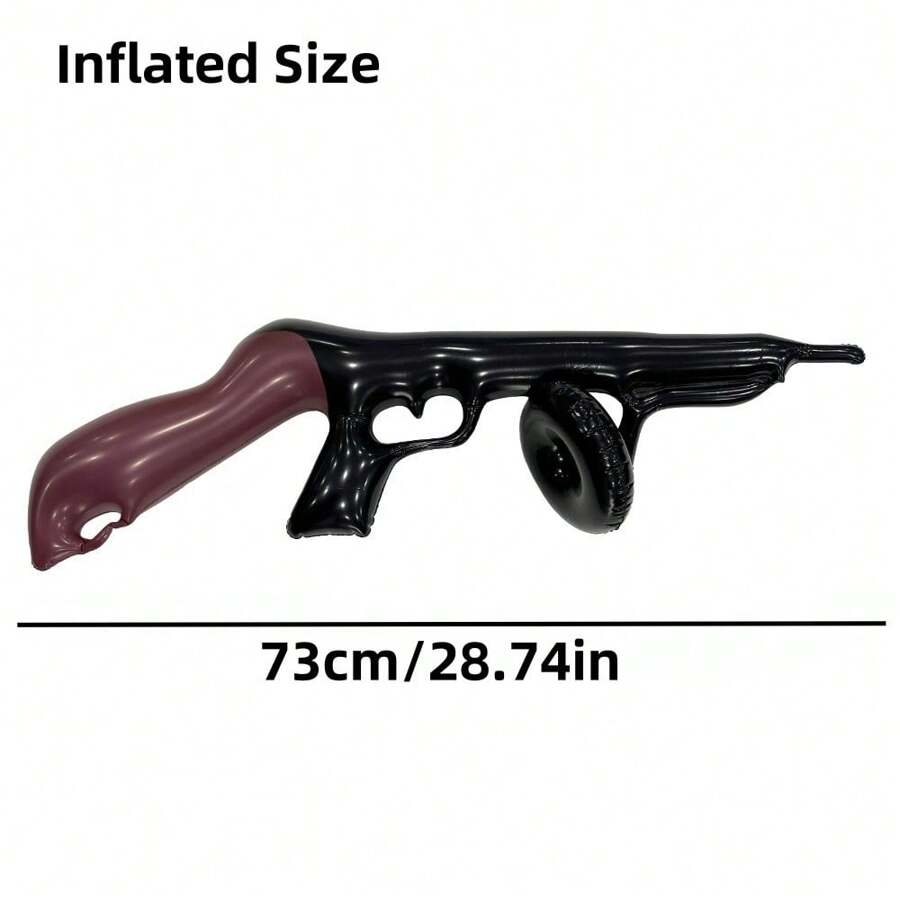 1PS Inflatable Submachine Gun, Game Interactive Prop PVC Role Play ...