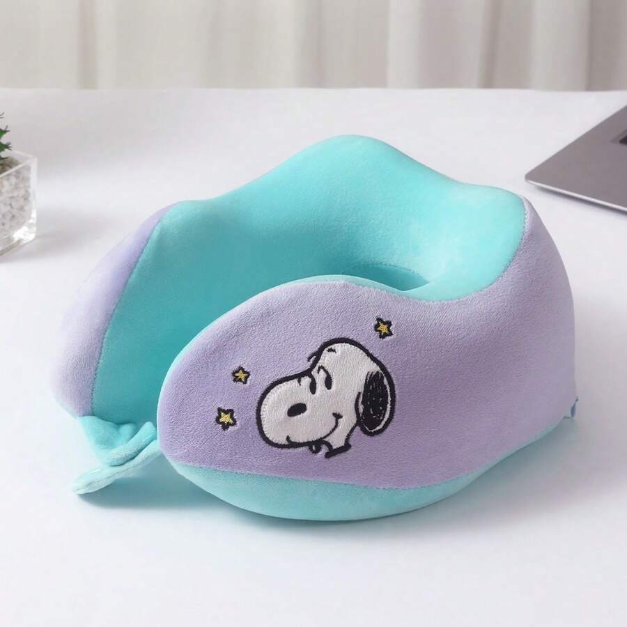 Miniso Snoopy Colorful Retro Series Memory Foam U-Shaped Portable U ...