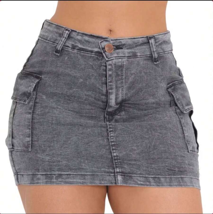 Women's Cargo Skirt With Practical And Stylish Pockets 2025 | SHEIN USA