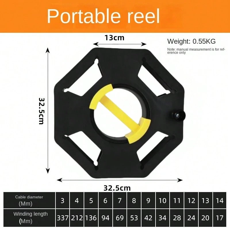 Cable Collection Line Storage Artifact Wire Disk Rolling Line Dish Air ...