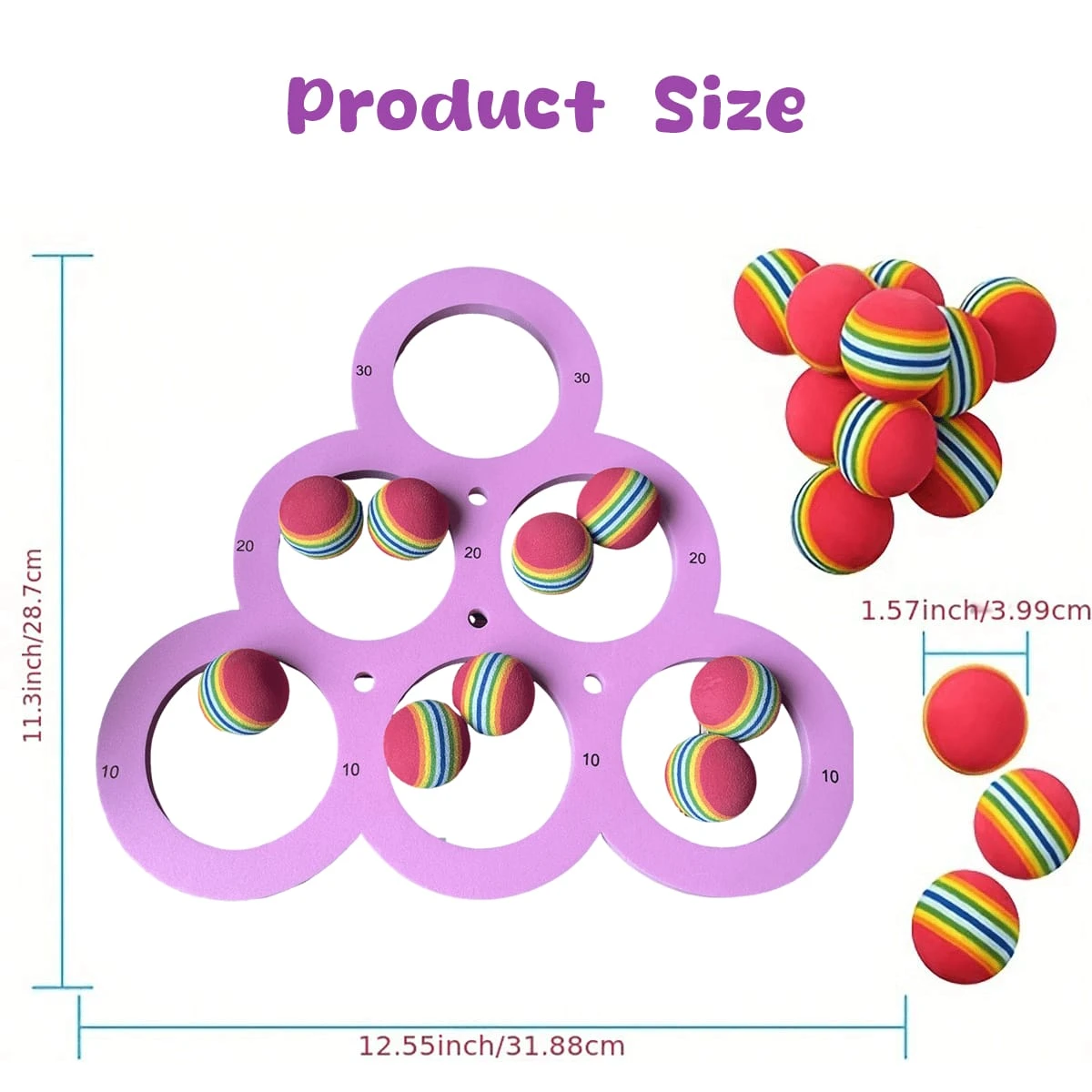 Water Sports EVA Floating Pool Game Throwing Toy Pool Game-- Family ...